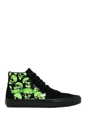 VANS Skate Sk8-hi Glow Skulls - Black