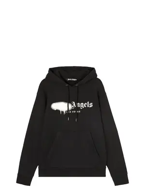 Palm Angels Las Vegas Sprayed Hoodie - Black