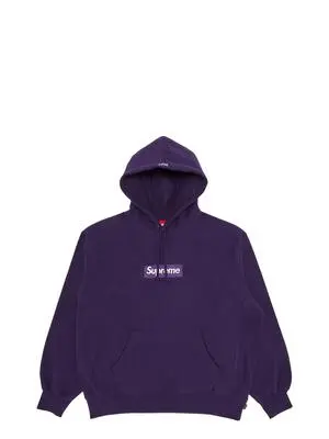 Supreme Supreme Box Logo Hooded Sweatshirt Purple
