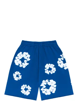 DENIM TEARS The Cotton Wreath Shorts - Blue