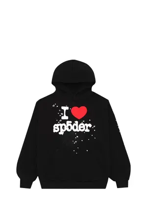 SP5DER Souvenir Hoodie - Black