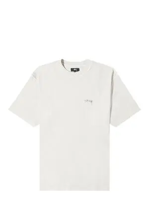 StÜssy Pigment Dyed Inside Out T-shirt - Cream