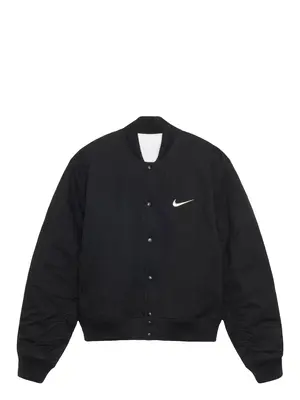 StÜssy X Nike Reversible Varsity Jacket - Black