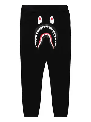 A BATHING APE Abc Camo Shark Sweatpants - Black