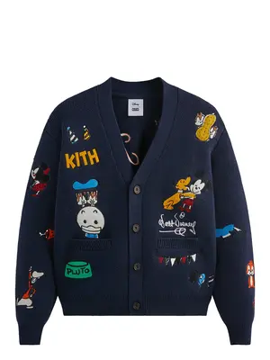Kith For Mickey & Friends Chunky Yarn Cardigan - Blue
