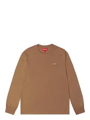 Supreme Small Box Long-sleeve Tee 'light - Brown