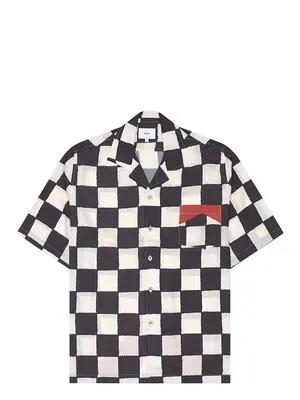 Rhude Checkered Shirt - White