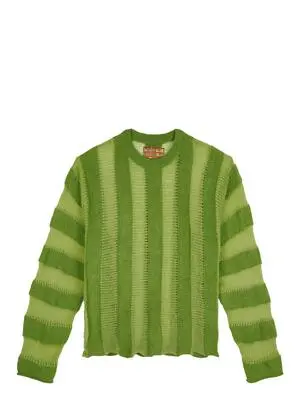 BRAIN DEAD Fuzzy Threadbare Pullover Sweater