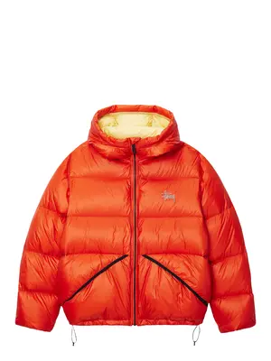 StÜssy Down Parka Micro Ripstop - Orange