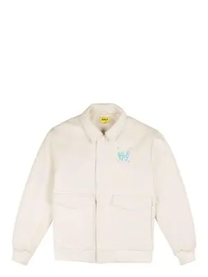 GOLF WANG Airbrush Heart Bomber Jacket - Cream