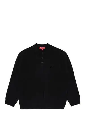 Supreme Small Box Polo Sweater - Black