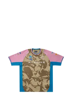 PALACE X Kappa For Alpine Driver Jersey - Tan