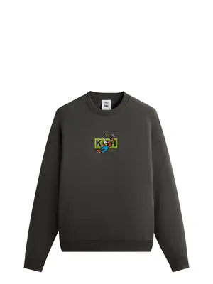 Kith For Mickey & Friends Goofy Classic Logo Crewneck - Black
