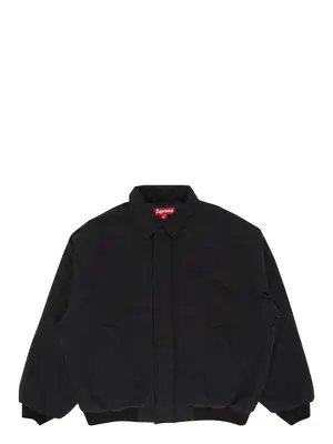 Supreme Peace Embroidered Work Jacket - Black