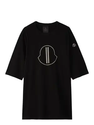 Rick Owens X Moncler Short-sleeve Level T-shirt - Black