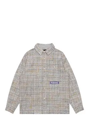 PLEASURES Periodic Work Shirt 'grey'