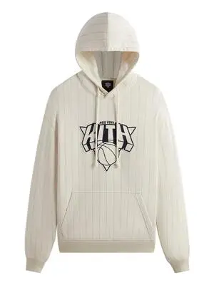Kith For The New York Knicks Ny Pinstripe Williams Iii Hoodie - Cream
