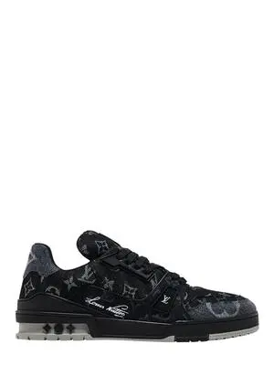 LOUIS VUITTON Trainer Monogram Denim - Black
