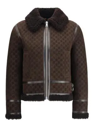 Gucci Leather Jacket - Brown
