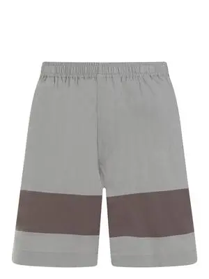 CRAIG GREEN Barrel Cotton Shorts - Grey