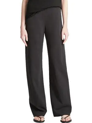 Vince Wide Leg Trousers Black