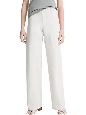 Vince Wide Leg Trousers - Salt Glass