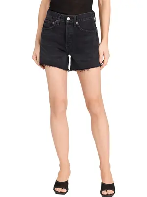 AGOLDE AGOLDE Parker Long Denim Shorts