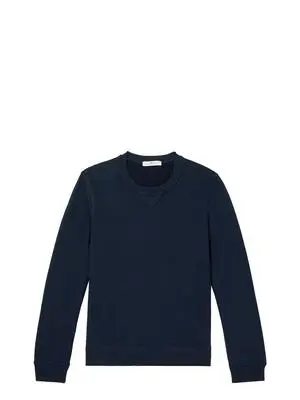 Mr P. Cotton-jersey Sweatshirt - Blue