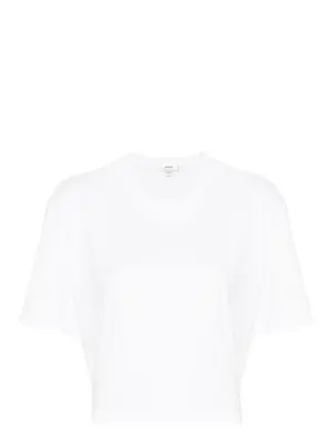 AGOLDE Anya Cropped T-shirt - White