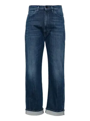 3x1 Mid-rise Cropped Jeans - Blue
