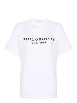 Philosophy Di Lorenzo Serafini Logo T-shirt - White