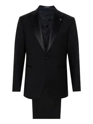 Tagliatore Single-breasted Wool Suit - Blue