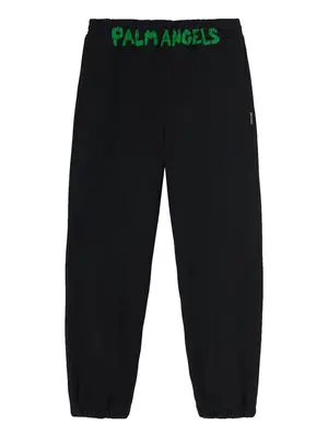 Palm Angels Logo-print Track Pants - Black