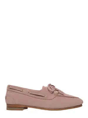 Bally Plume Leather Loafers - Pink
