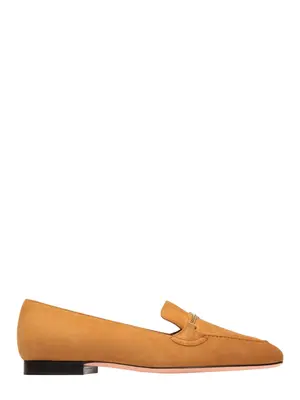 Bally Daily Emblem Suede Loafers - Yellow