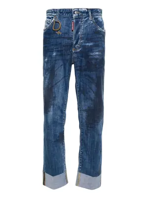 Dsquared2 Boston Straight-leg Jeans - Blue