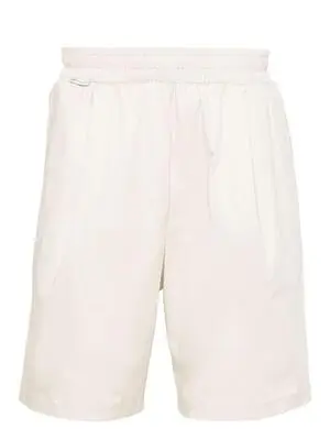 FAMILY FIRST Elasticated-waist Poplin Shorts - White