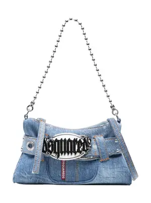 Dsquared2 Gothic Belt Denim Clutch - Blue