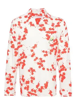 Orlebar Brown Ridley Plum Blossom Shirt - White