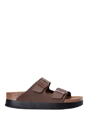BIRKENSTOCK Arizona Platform Sandals - Brown
