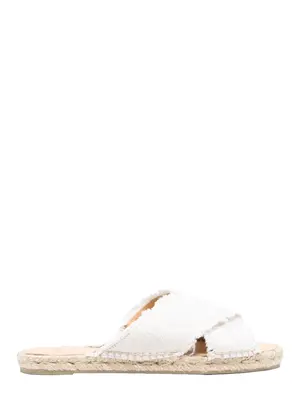 CastaÑer Palmera Flat Espadrilles - White
