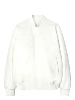 Off-White Natlover Patch-detail Bomber Jacket - White