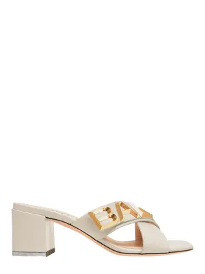 Bally Larise 55mm Leather Sandals - White