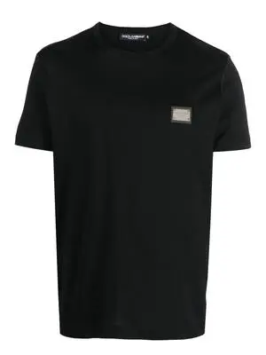 Dolce & Gabbana Logo-plaque T-shirt - Black