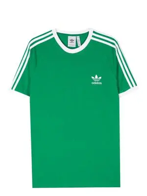Adidas Embossed-logo Cotton T-shirt - Green