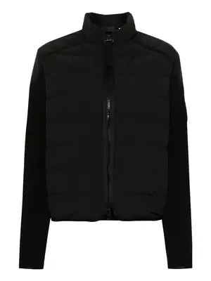 Moncler Padded-panel Knit Cardigan - Black