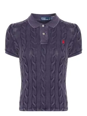 Polo Ralph Lauren Polo-pony-motif Polo Shirt - Blue