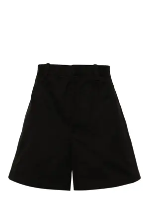 JIL SANDER Wide-leg Tailored Shorts - Black