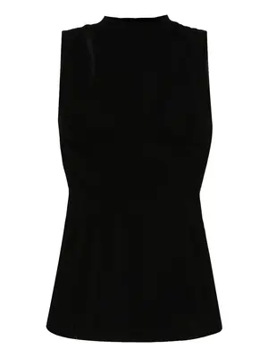 DIANE VON FURSTENBERG DVF Diane Von Furstenberg Striped Knit Tank Top