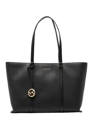Michael Kors Large Leather Tote Bag - Black